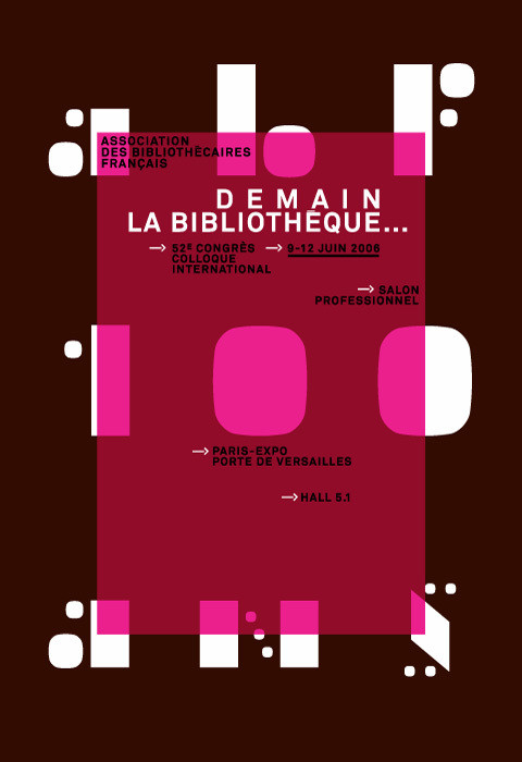 Philippe Apeloig. ABF, Postcard. 2006 | MoMA