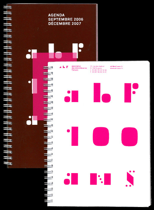 Philippe Apeloig. ABF, Notebook. 2006 | MoMA