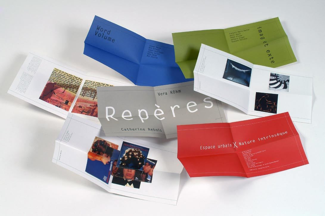 Philippe Apeloig. Espace Topographie de l'art, Series of Invitations ...