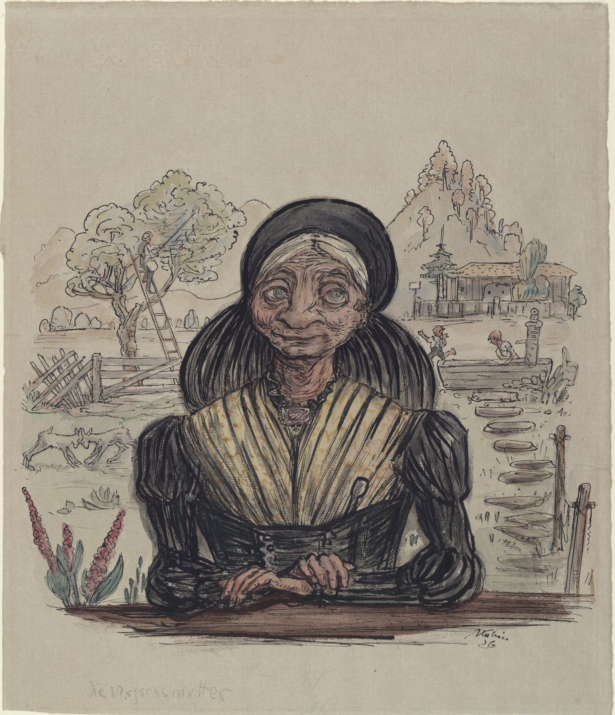 Alfred Kubin. The Great Grandmother (Die Urgrossmutter). 1926 | MoMA