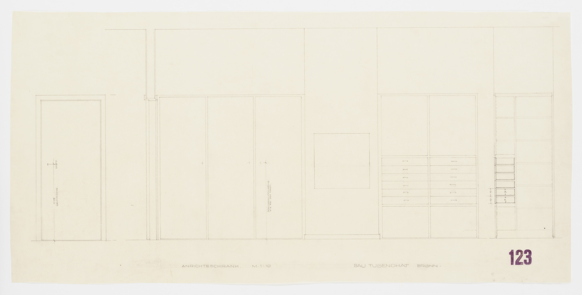 Ludwig Mies van der Rohe. Tugendhat House, Brno, Czech Republic ...