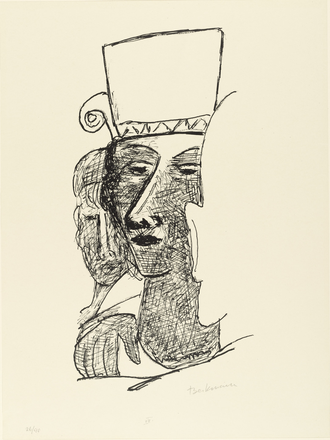 Max Beckmann. Dancing Couple (Tanzpaar) from Day and Dream. (1946) | MoMA