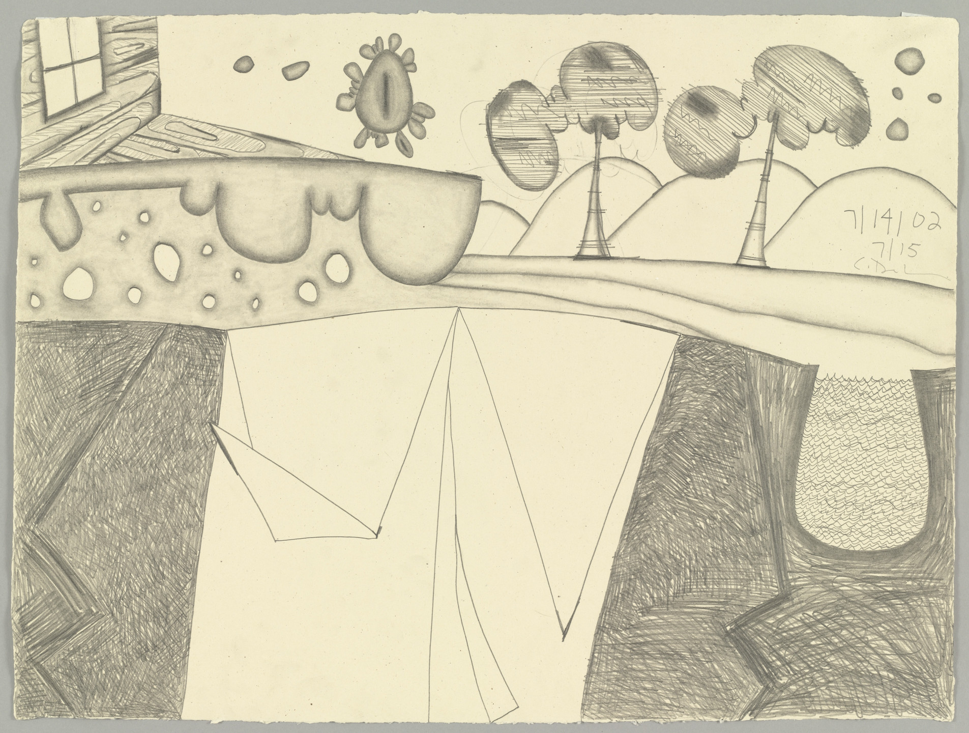 Carroll Dunham. Untitled. 2002 | MoMA