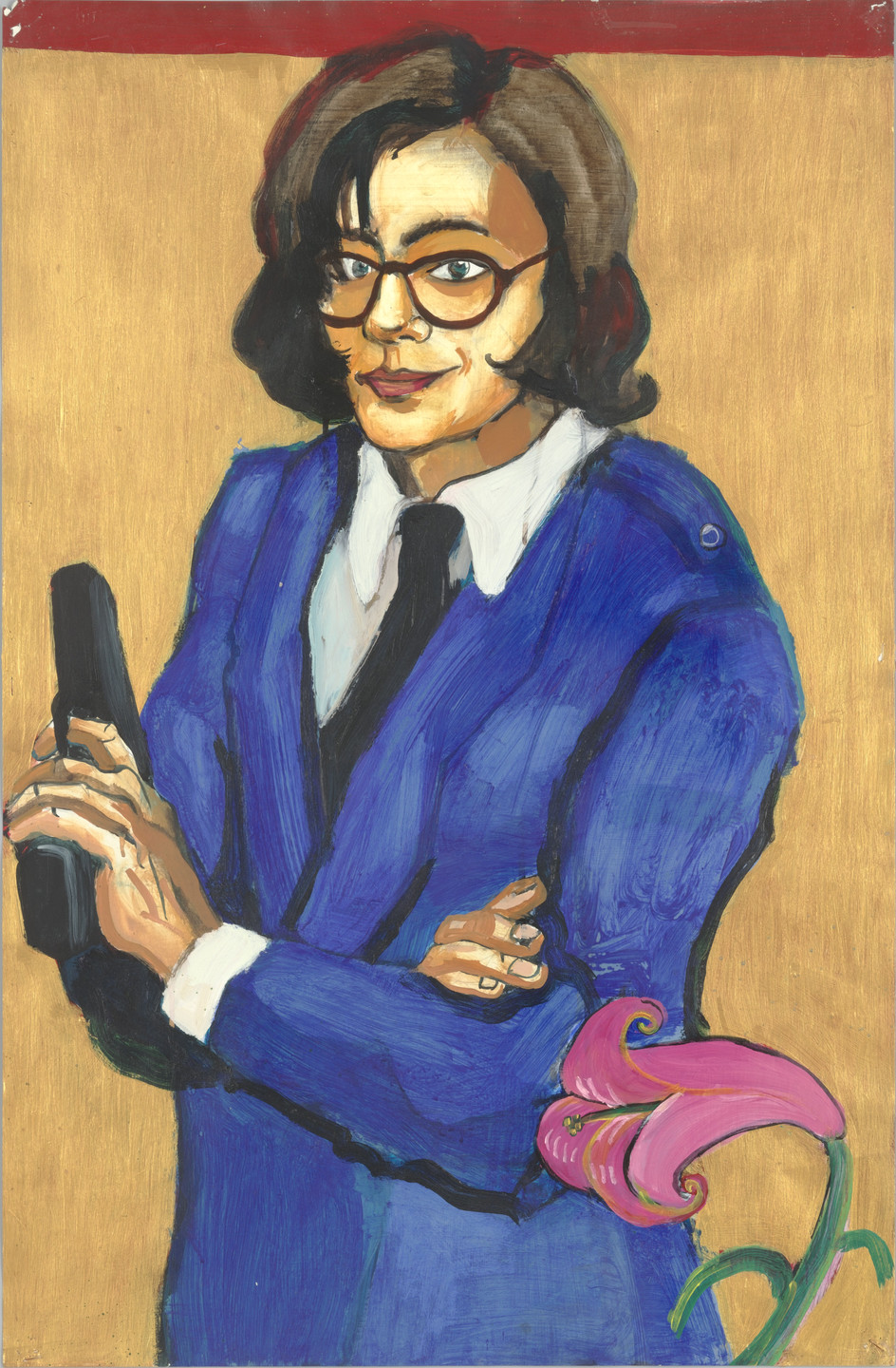 Karen Heagle. Untitled (Self-Portrait as Guard). (2003) | MoMA