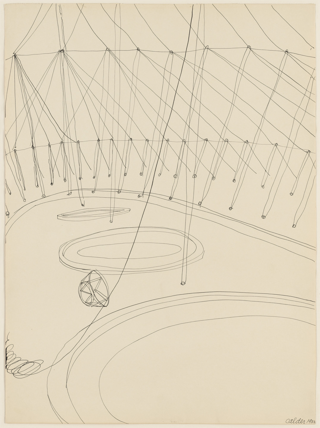 Alexander Calder. Circus Interior. 1932 | MoMA