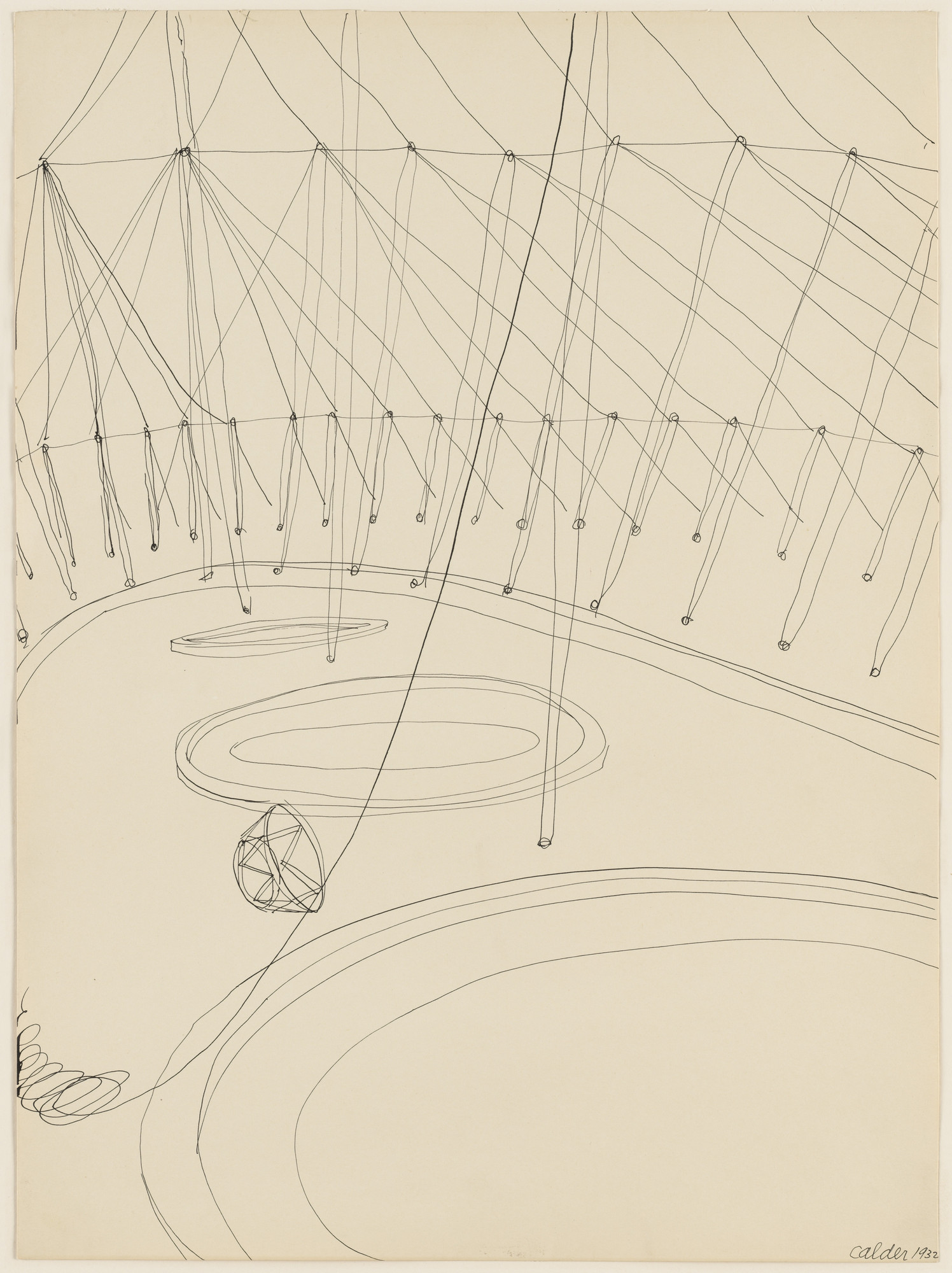 Alexander Calder. Circus Interior. 1932 | MoMA