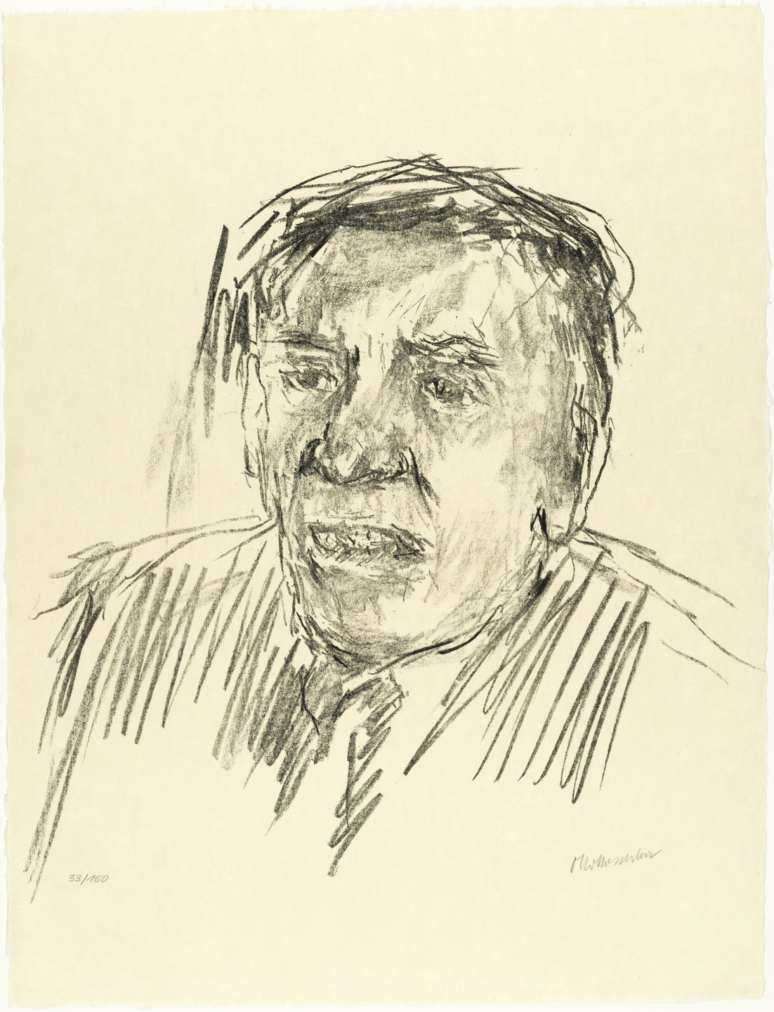 Oskar Kokoschka. Dr. Shimon Agranat (plate 2) from Jerusalem Faces ...