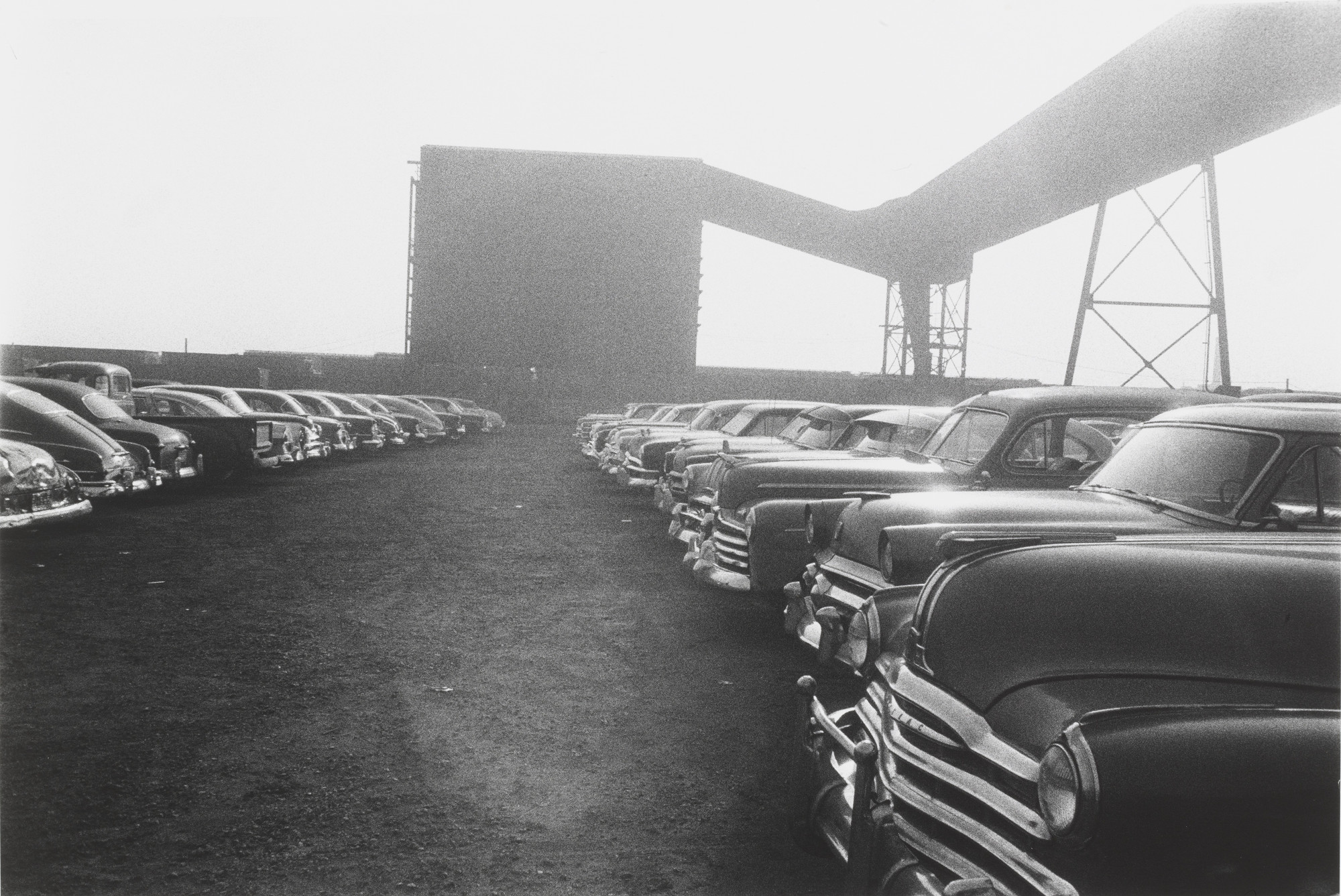 Robert Frank. Parking Lot, River Rouge Plant, Detroit. 1955 | MoMA