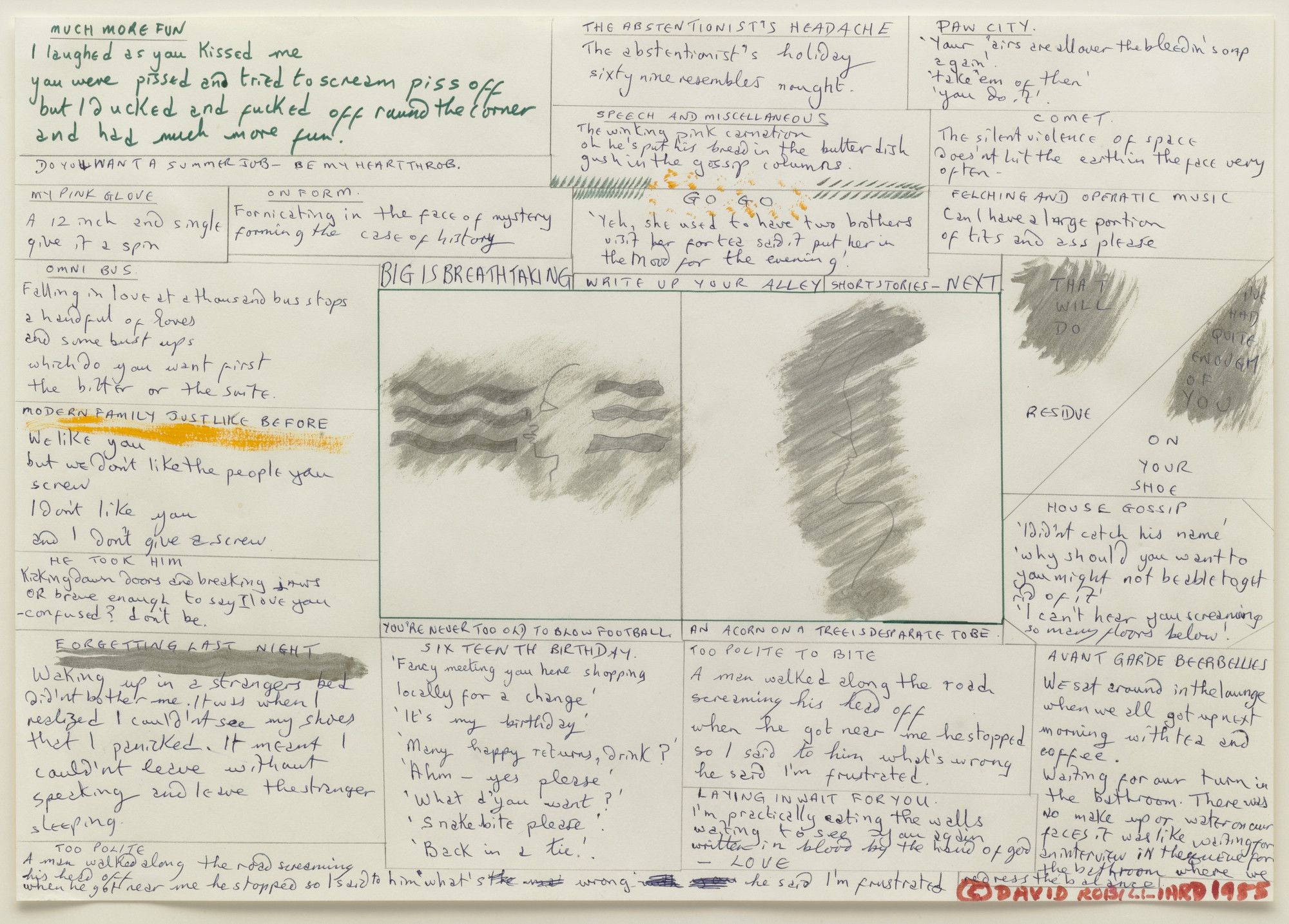 David Robilliard. Big is Breathtaking. 1985 | MoMA