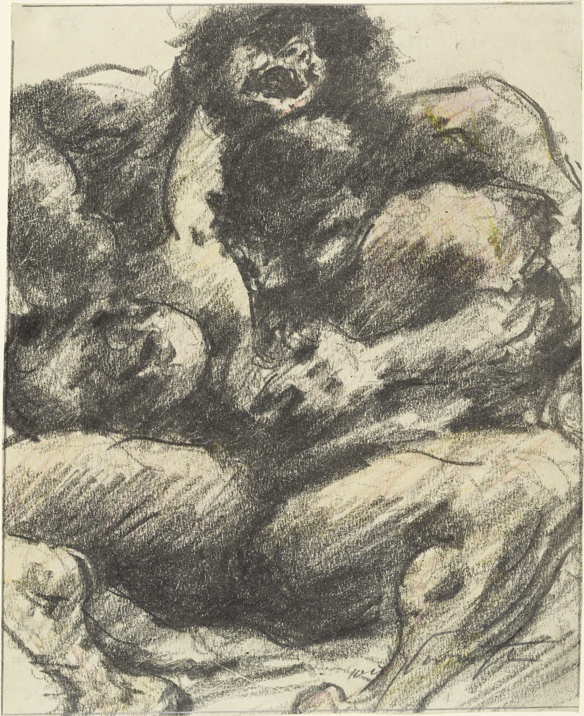 Lovis Corinth. The First Human Beings (Die ersten Menschen). (c. 1919 ...