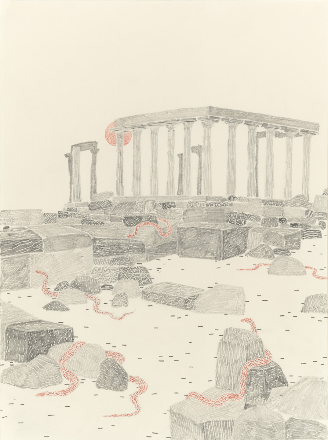 Benjamin Degen. Snakes and Ruins. 2003 | MoMA