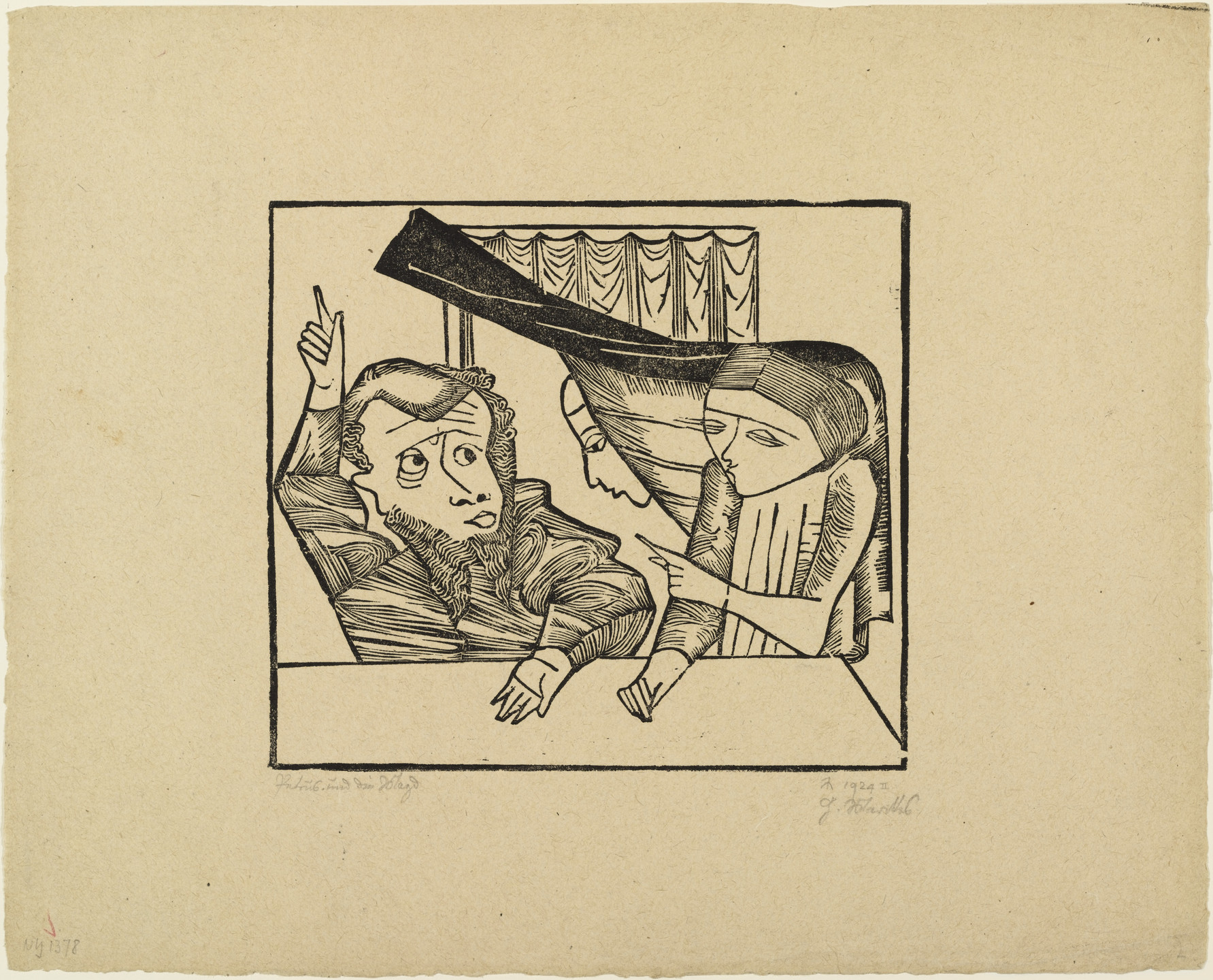 Gerhard Marcks. Peter and the Maid (Petrus und die Magd). (1923 ...
