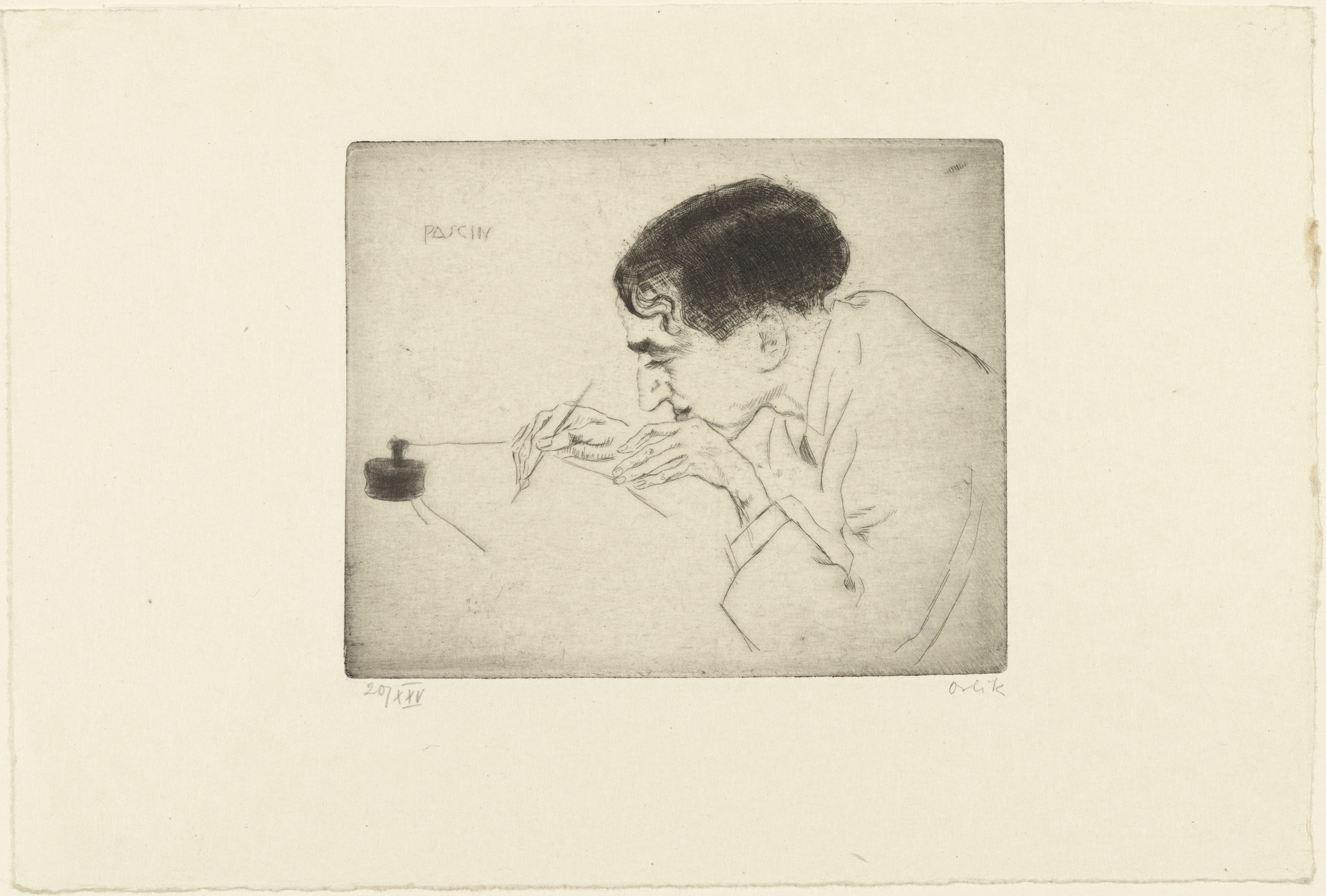 Emil Orlik. Pascin, Drawing (Pascin, zeichnend). (1911) | MoMA