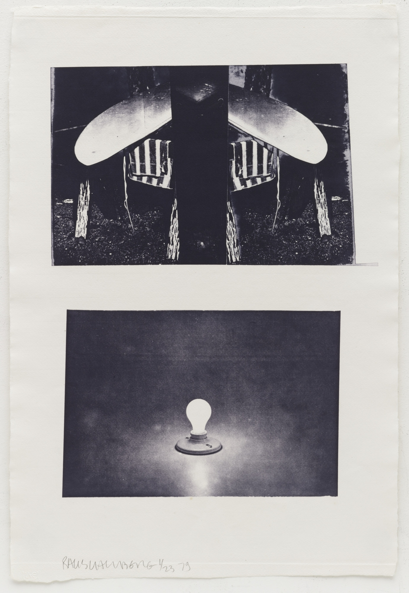 Robert Rauschenberg. Glacial Decoy Series (Etching IV). 1979 | MoMA