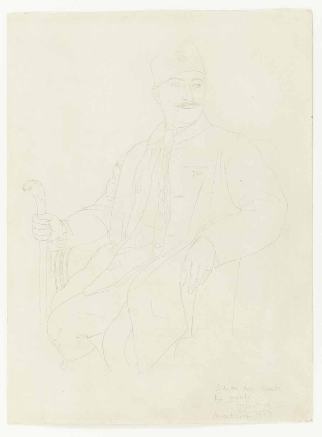 Pablo Picasso. Ricciotto Canudo. 1918 | MoMA