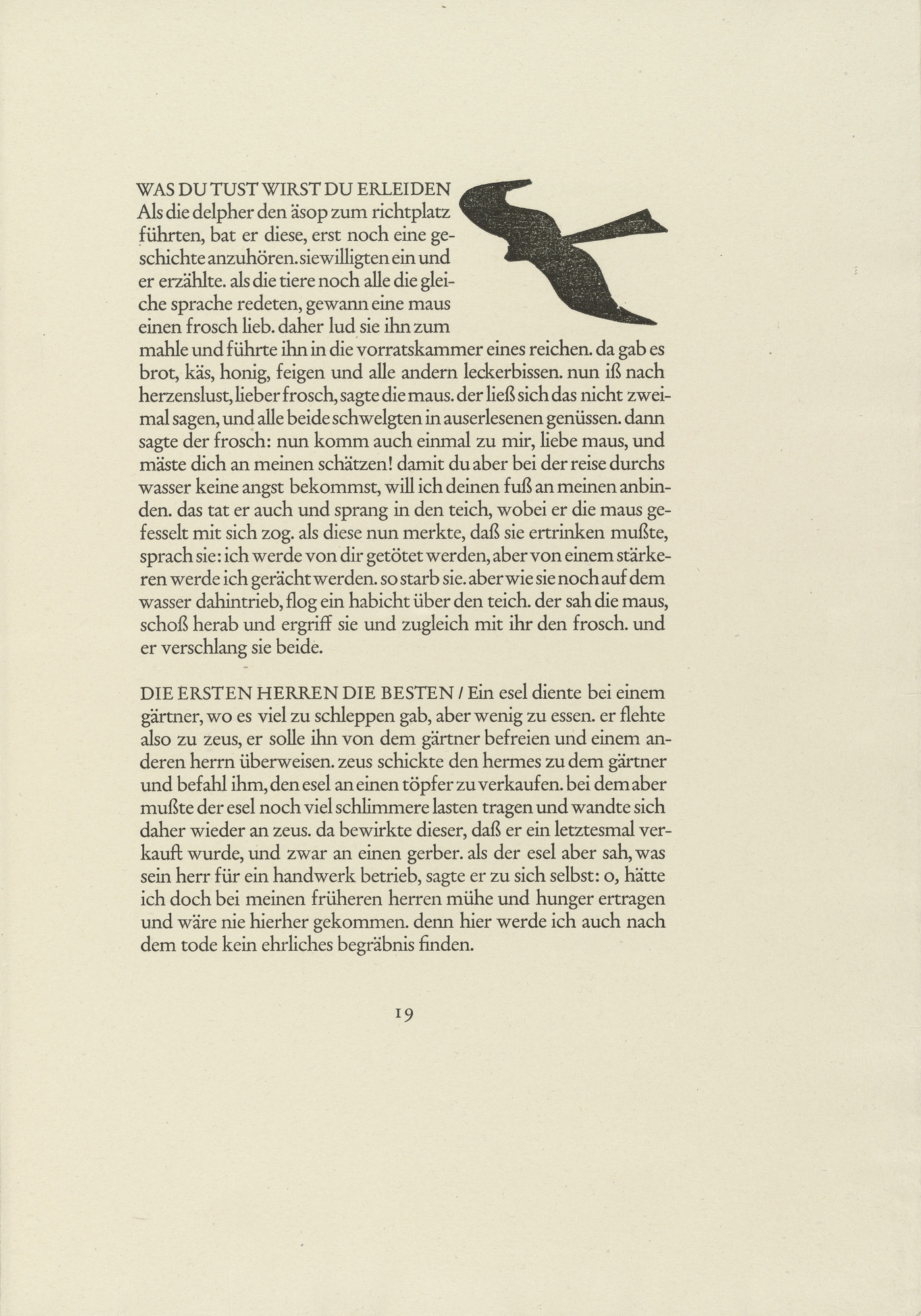 Gerhard Marcks. Hawk in Flight (Habicht im Fluge) (in-text plate, page ...