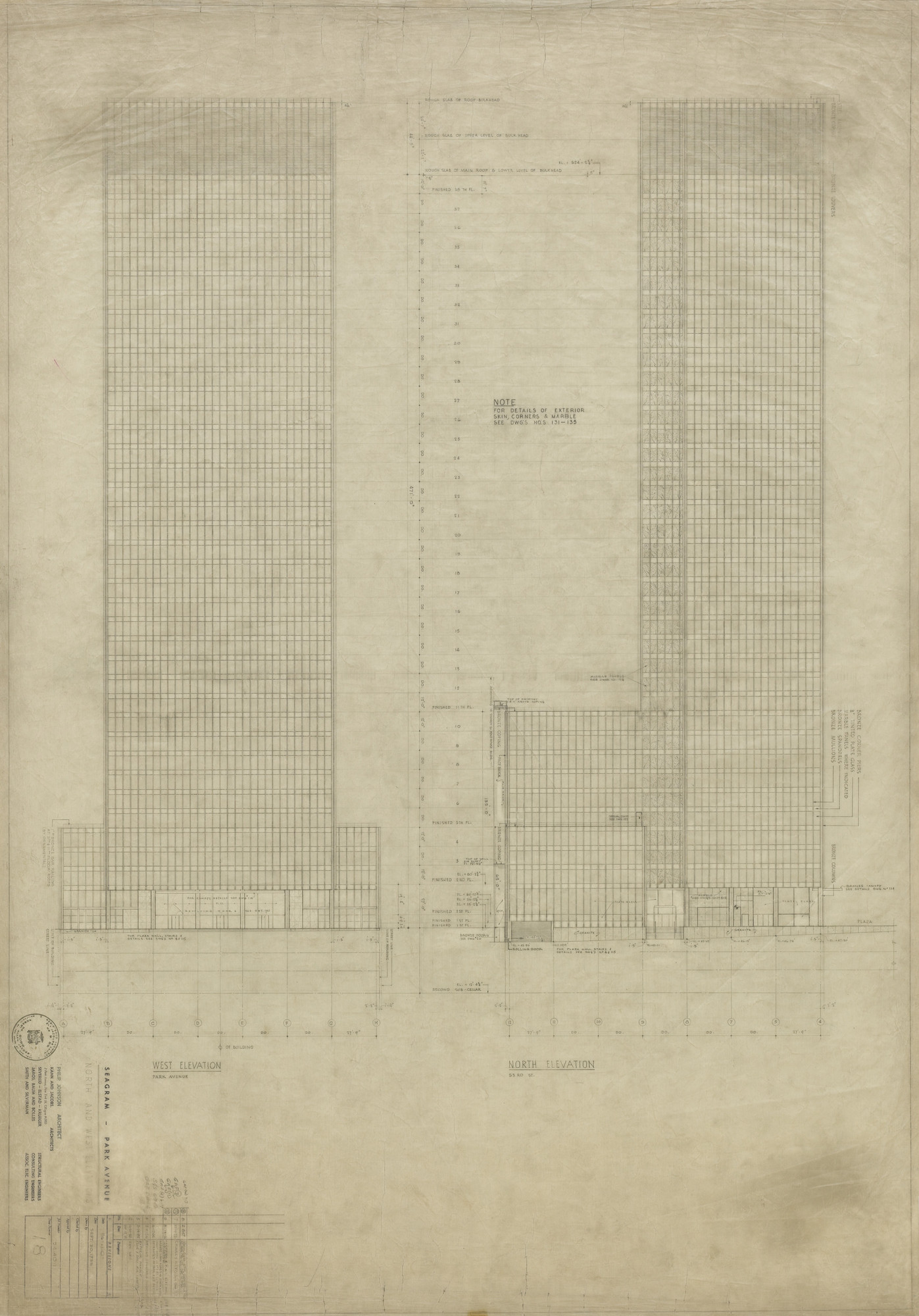 Seagram Building Elevation
