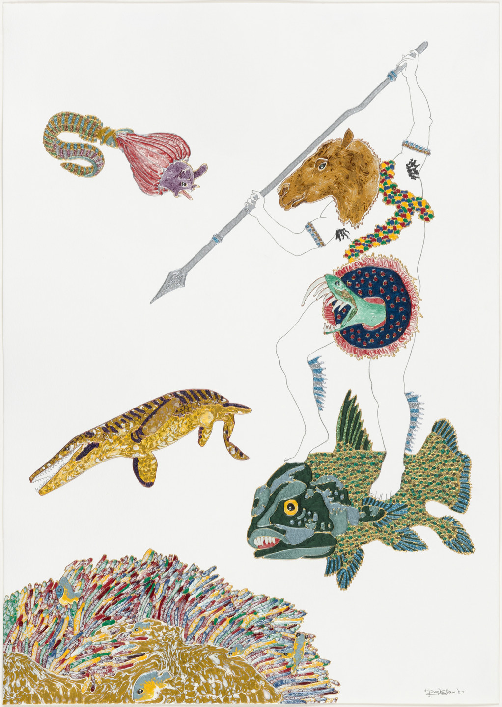 Raqib Shaw. Untitled. 2004 | MoMA