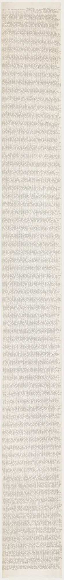 Christopher Knowles. Patty Hearst. 1982 | MoMA