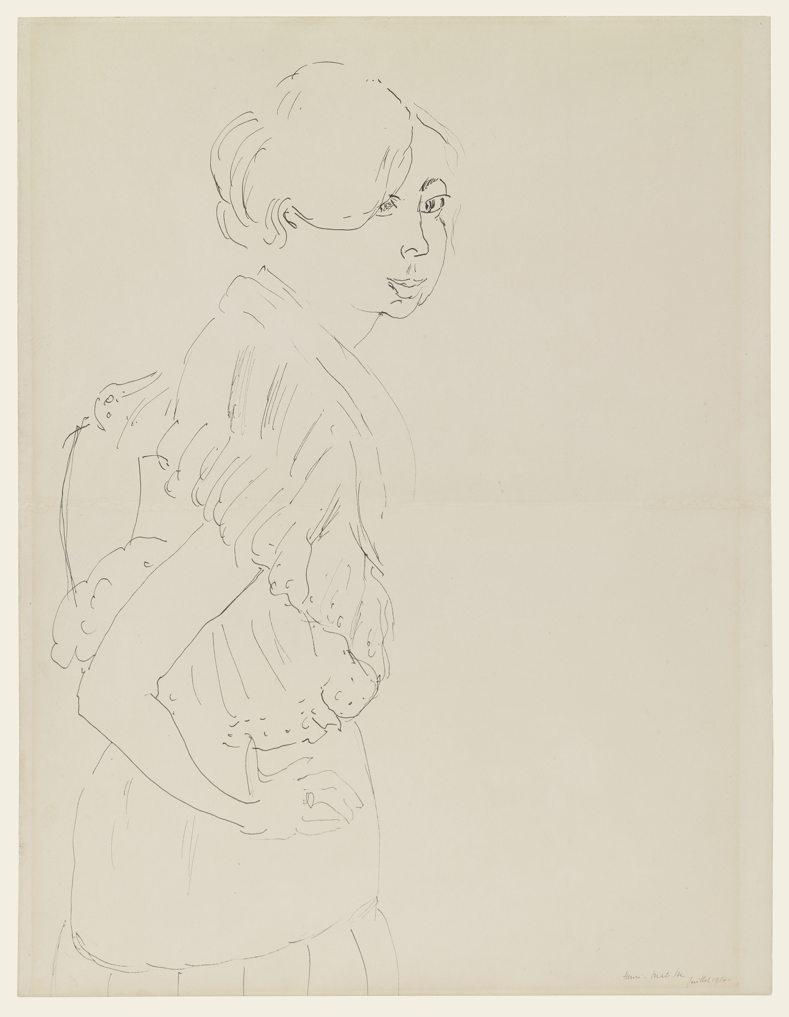 Henri Matisse. Yvonne Landsberg. 1914 | MoMA