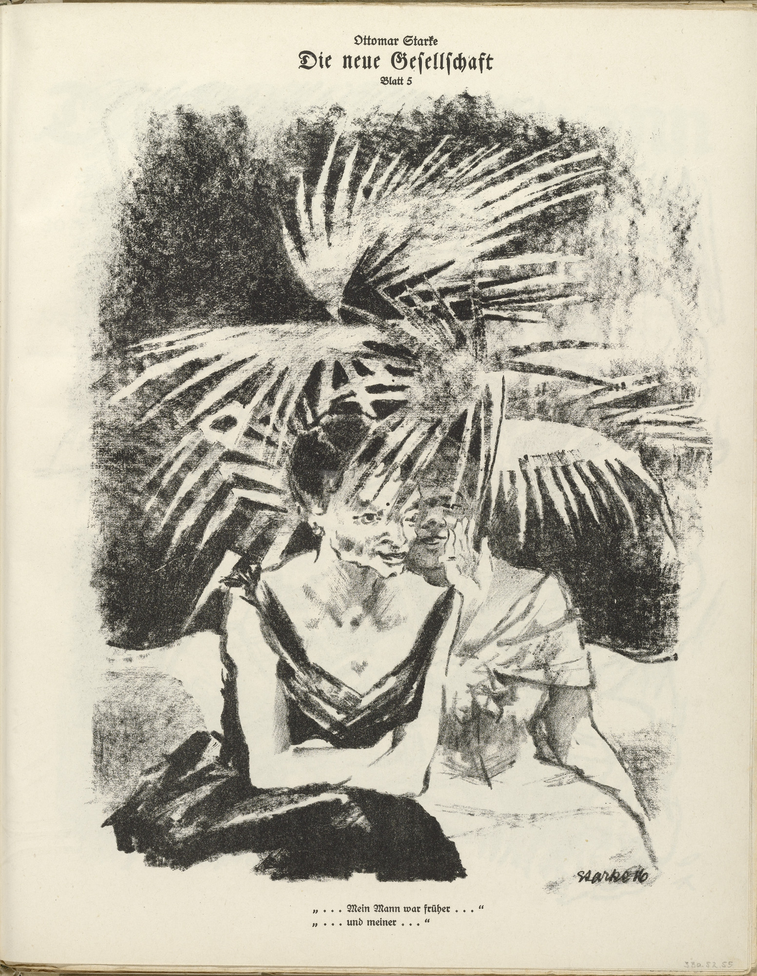 Ottomar Starke. The New Society: Plate 5 (Die neue Gesellschaft: Blatt ...