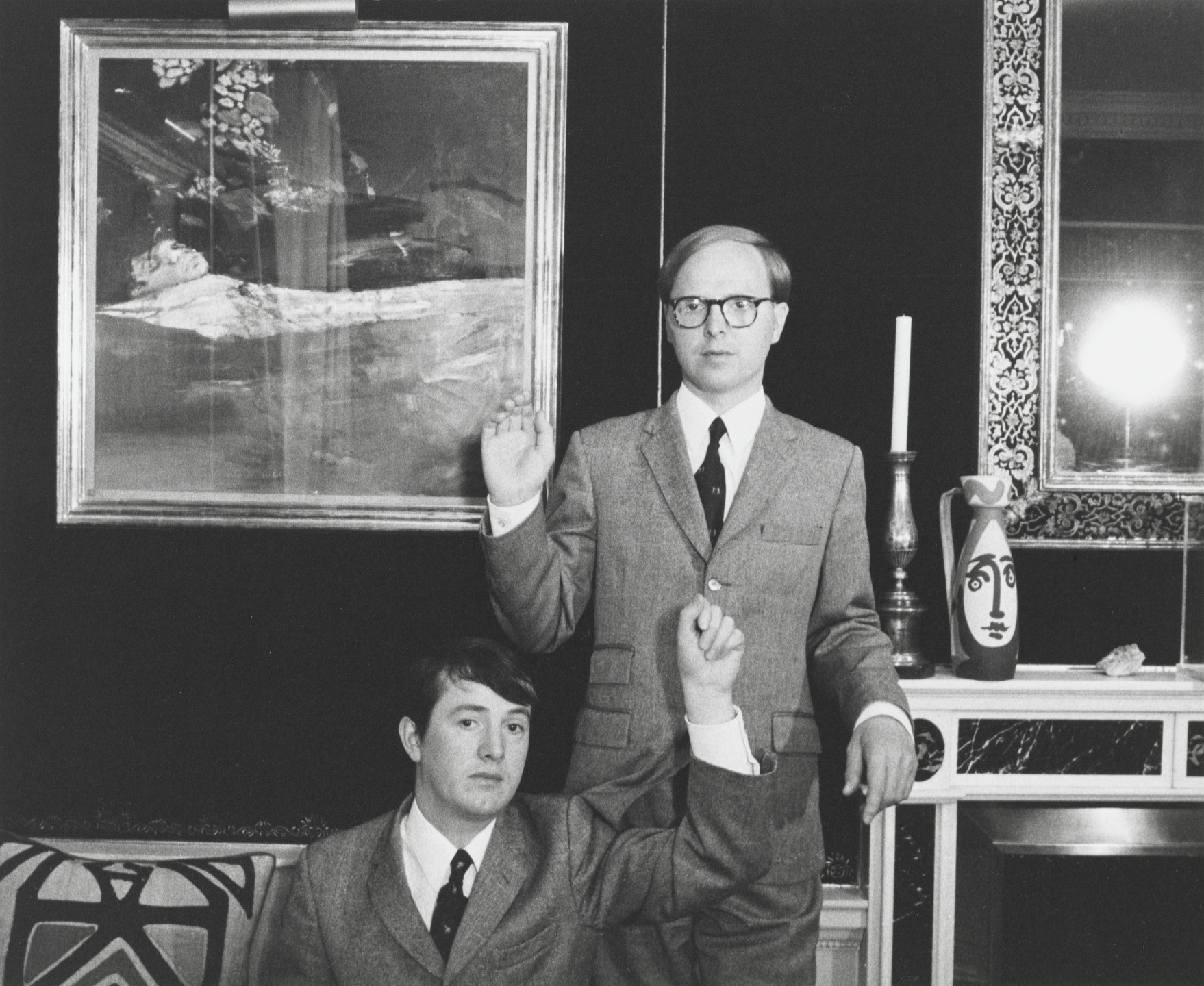 Cecil Beaton. Portrait of Gilbert & George at the Photographer's Home ...