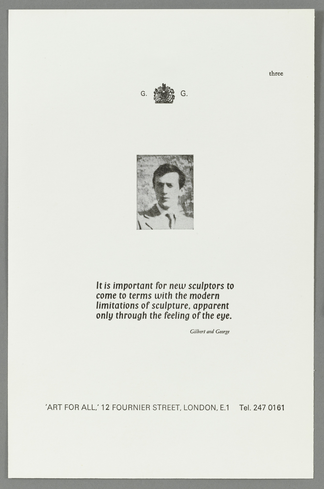 Gilbert & George, Gilbert Proesch, George Passmore. The Words of the ...