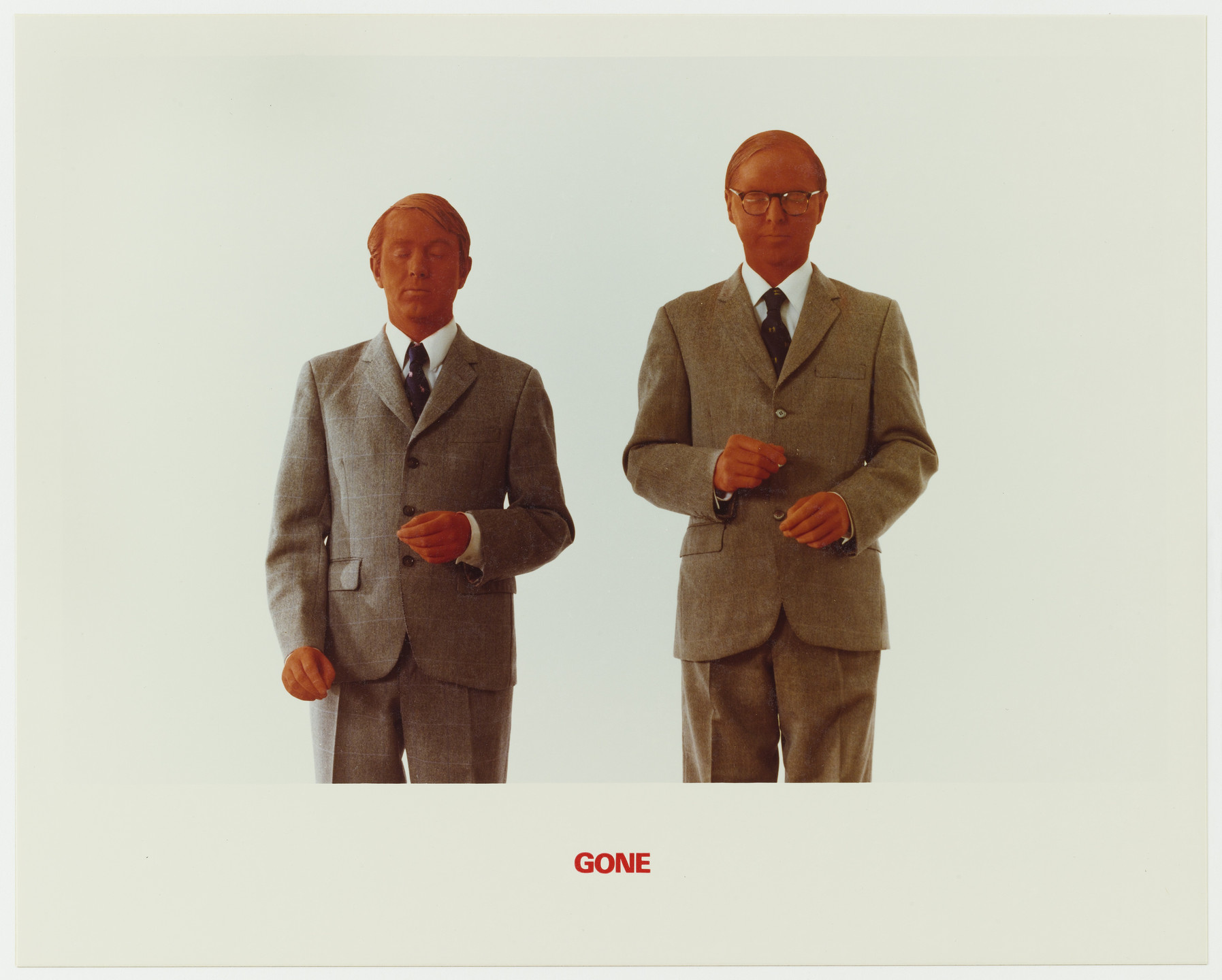 Gilbert & George. Gone. 1975 | MoMA