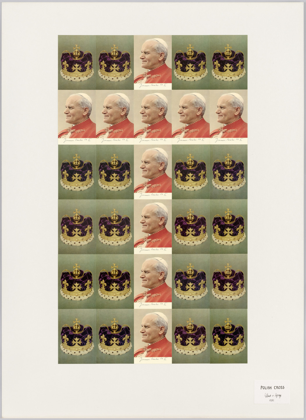 Gilbert & George, Gilbert Proesch, George Passmore. Polish Cross. 1981 ...