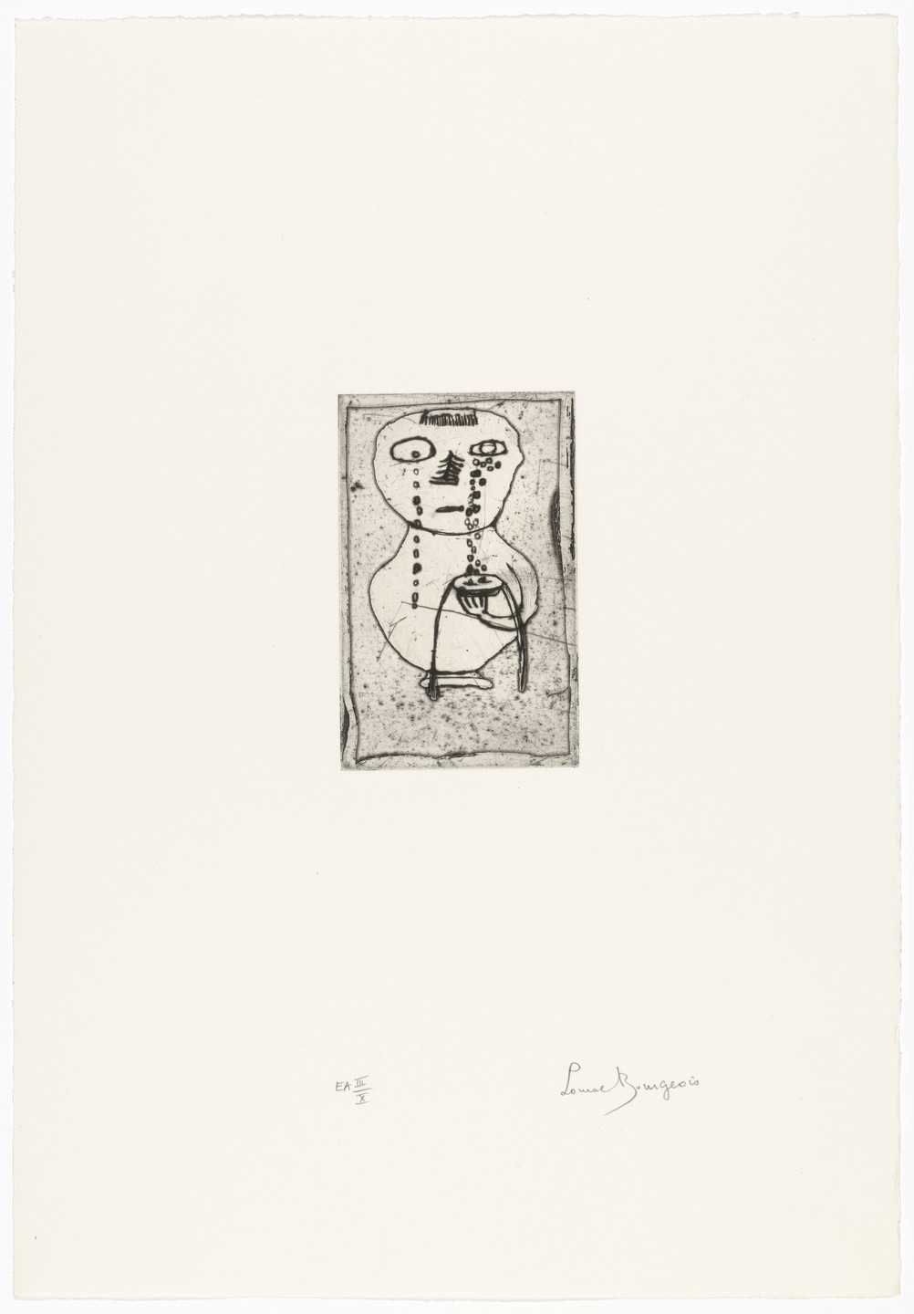Louise Bourgeois. Vase of Tears, plate 2 of 9, from the portfolio ...