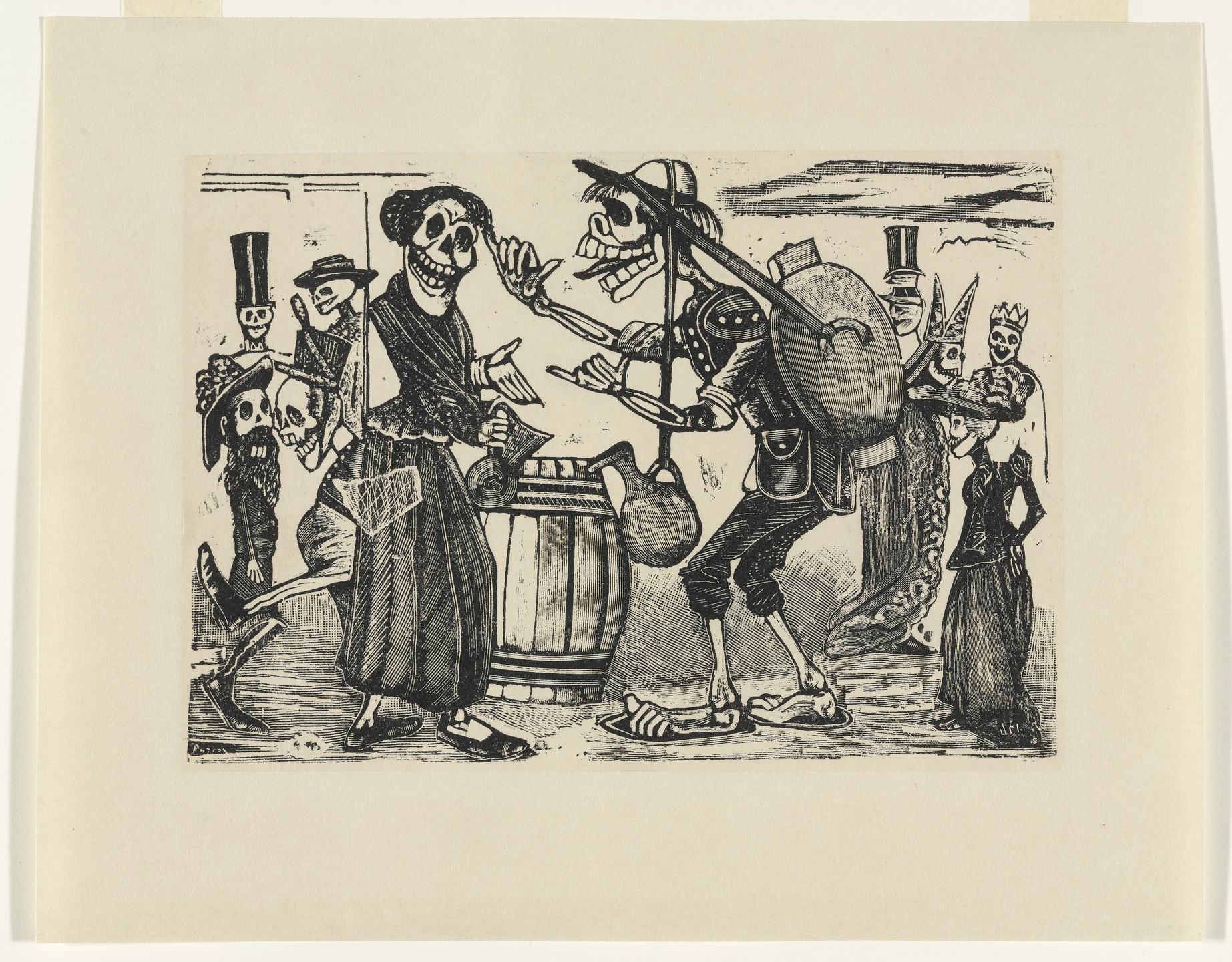 José Guadalupe Posada. The Scintillating and Amusing Calavera of Doña ...