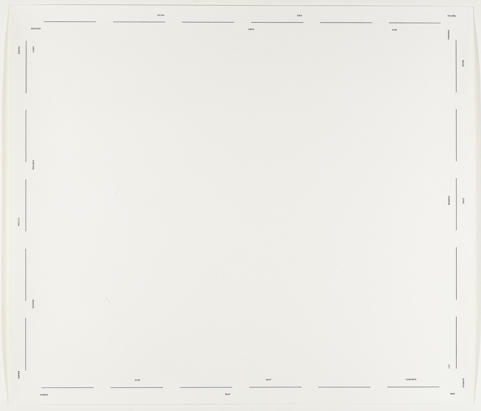 Robert Barry. Untitled. (1975) | MoMA
