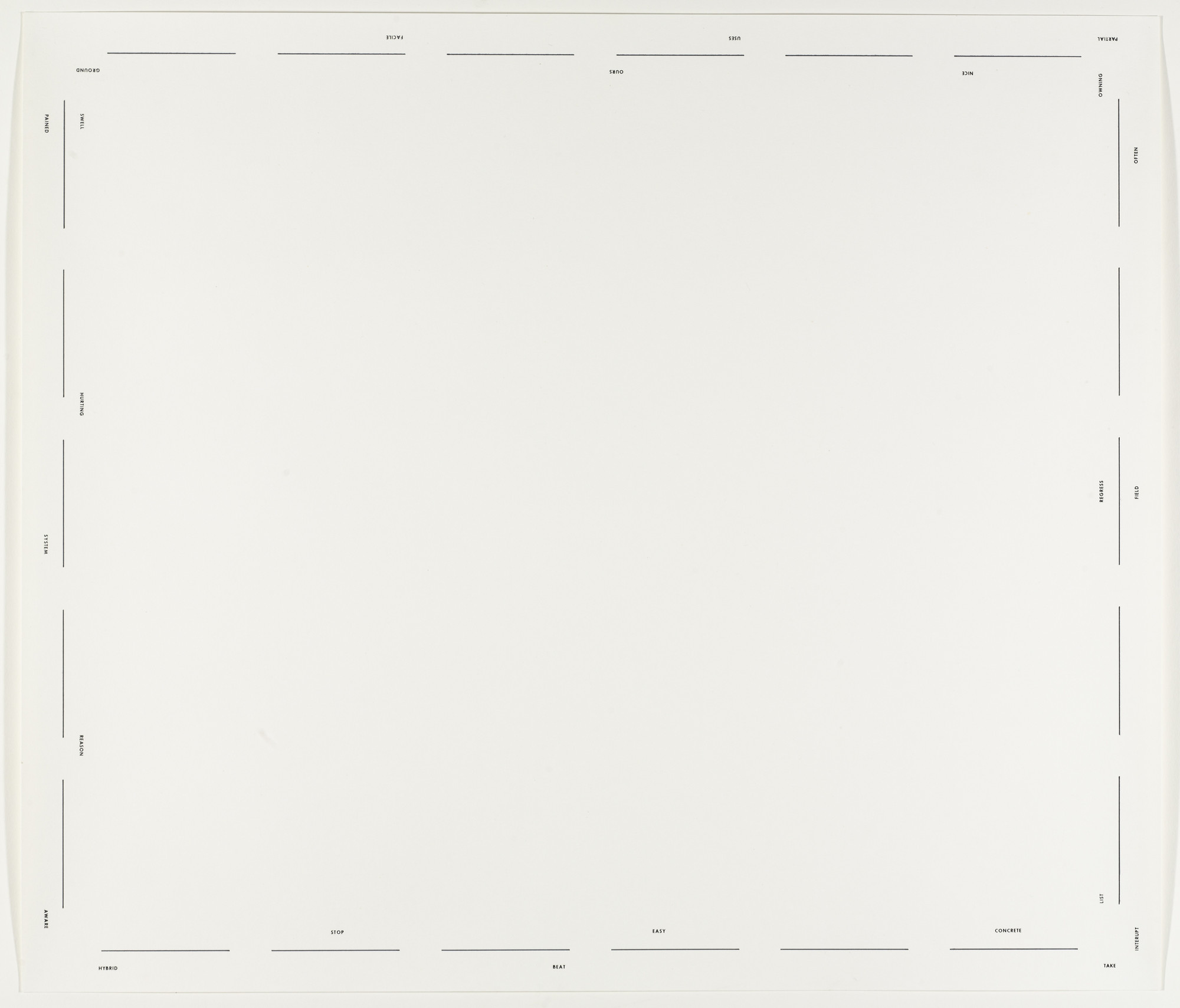 Robert Barry. Untitled. (1975) | MoMA