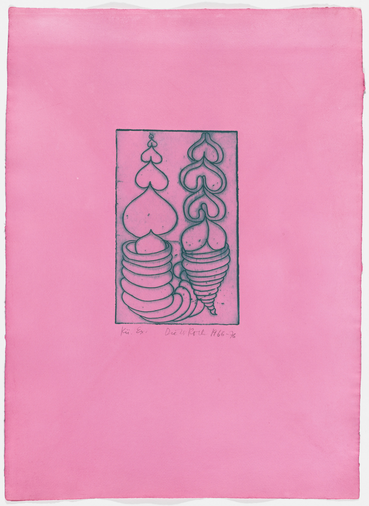 Dieter Roth. Icecream from Popular Music 1 (Unterhaltungsmusik 1). 1966 ...