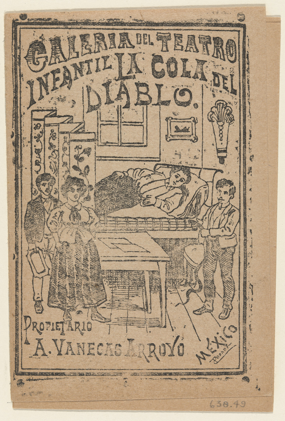 José Guadalupe Posada. The Devil's Tail (La Cola del diablo). after ...