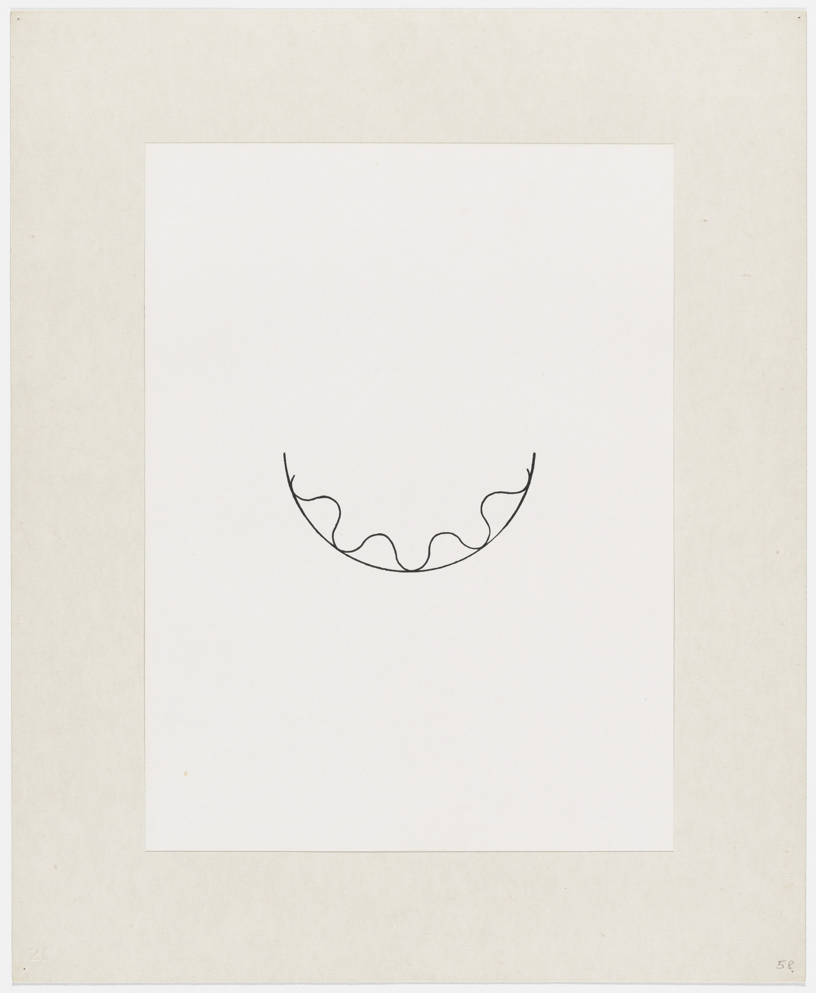 Alighiero Boetti. Rocking Snake from Insicuro Noncurante. 1966-75 | MoMA