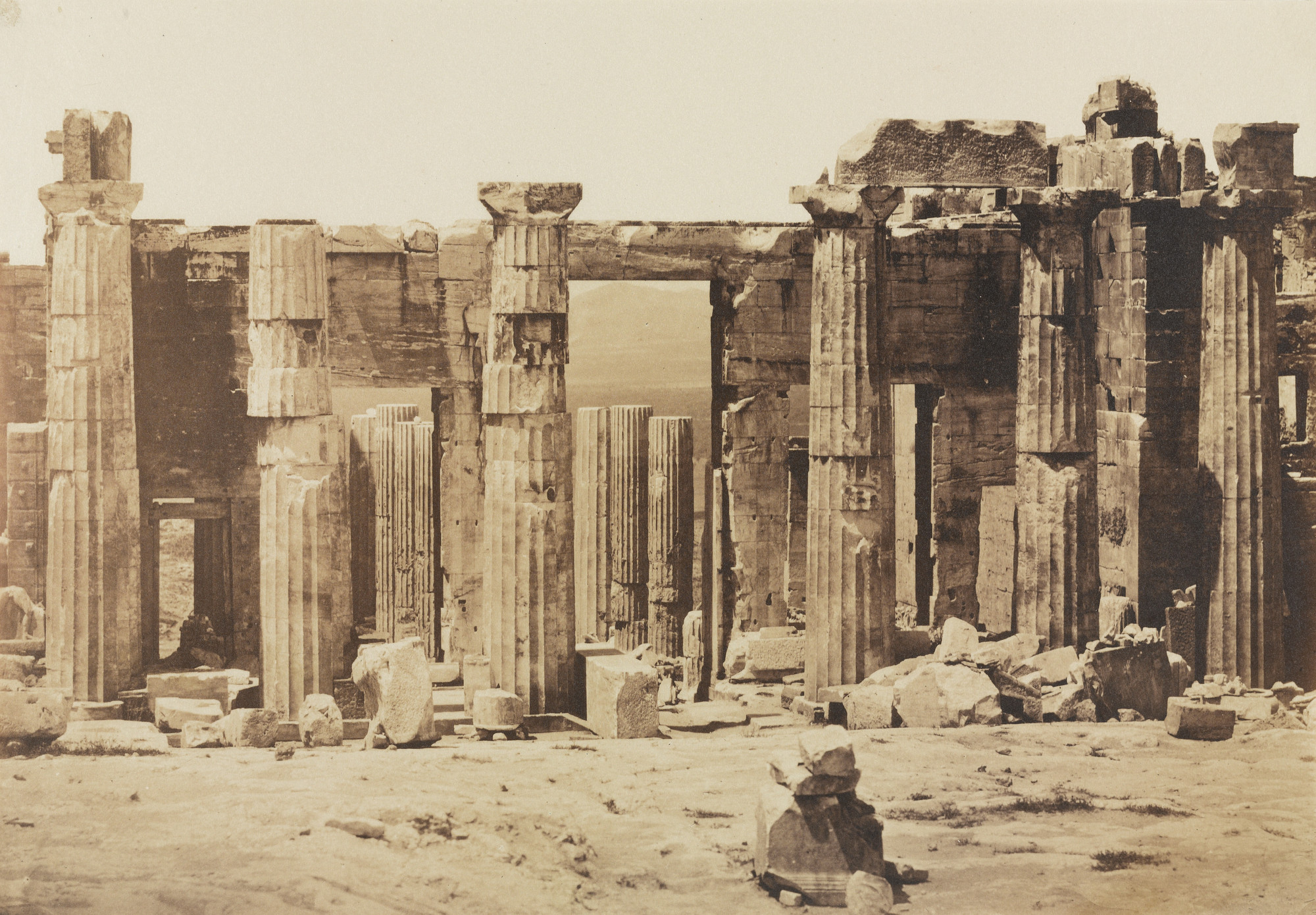 D. Constantin. The Propylea of the Acropolis, Athens. 1860-69 | MoMA