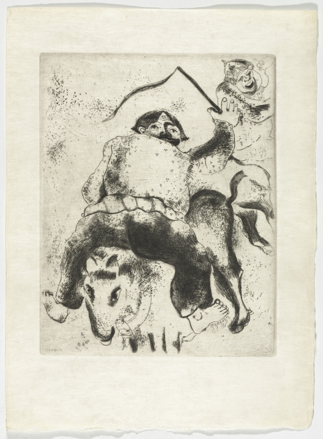 Marc Chagall. Father Mitiaï and Father Miniaï (Le Père Mitiaï et le ...