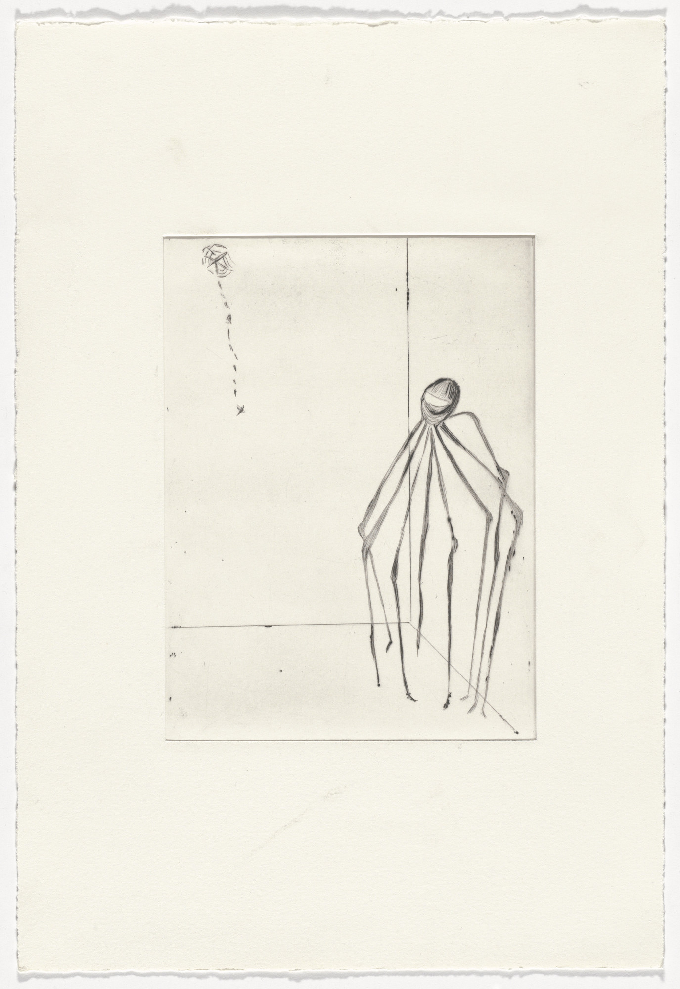Louise Bourgeois. Untitled, plate 3 of 9, from the illustrated book ...
