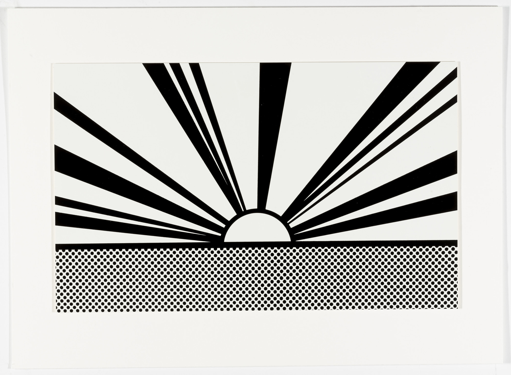 Roy Lichtenstein. Landscape 4 from Ten Landscapes. 1967 | MoMA