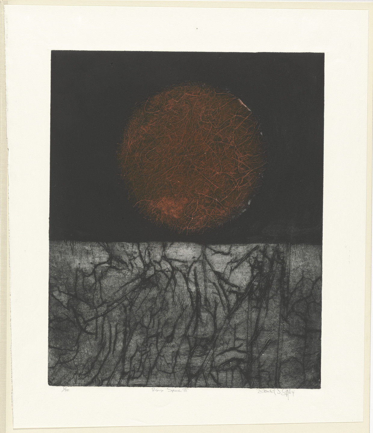 Donald Saff. Rising Sphere III. 1964 | MoMA