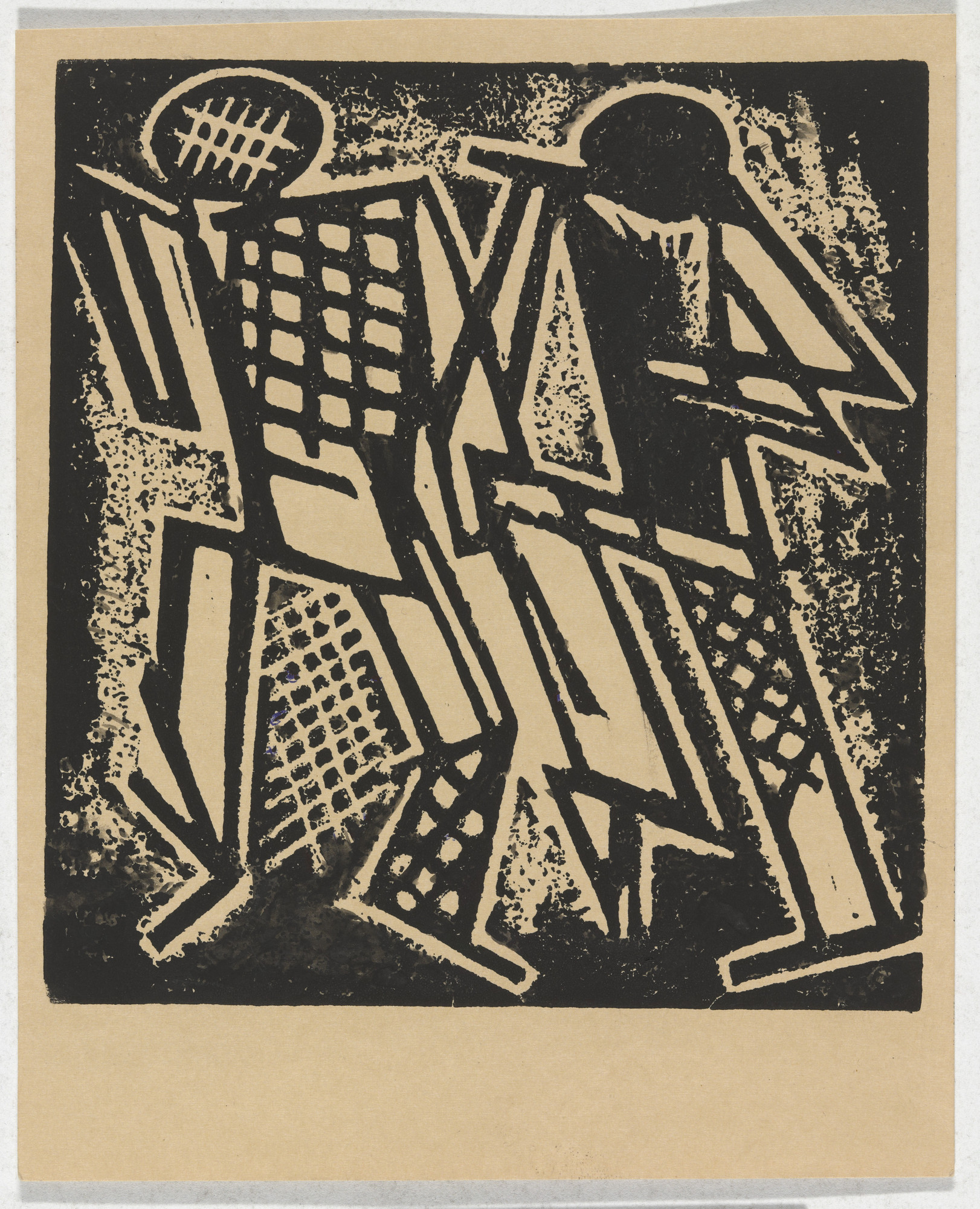Varvara Stepanova. Untitled (Two Figures). 1920, printed 1998 | MoMA