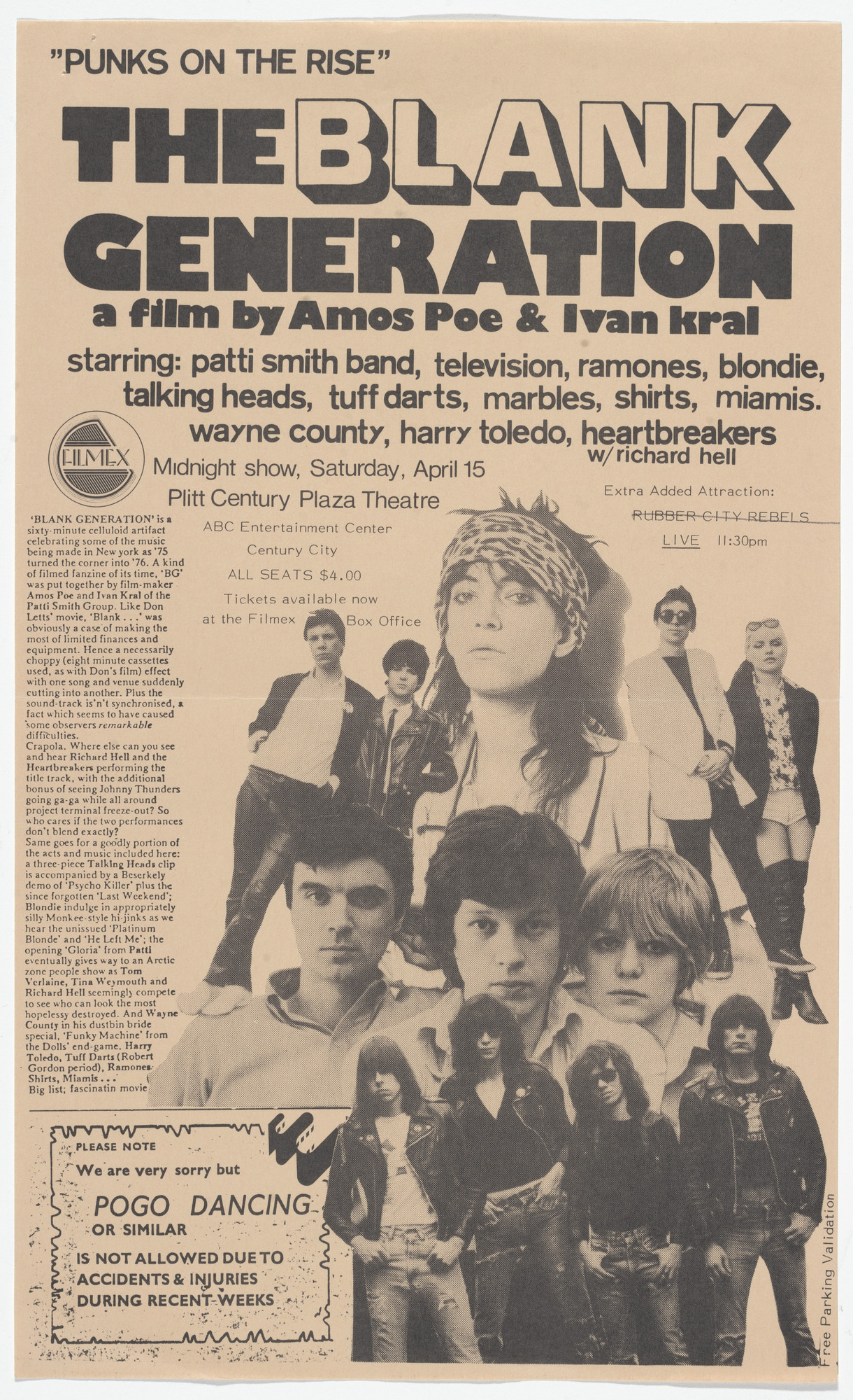 Unidentified Designer. Flyer for the Philadelphia Screening of the ...