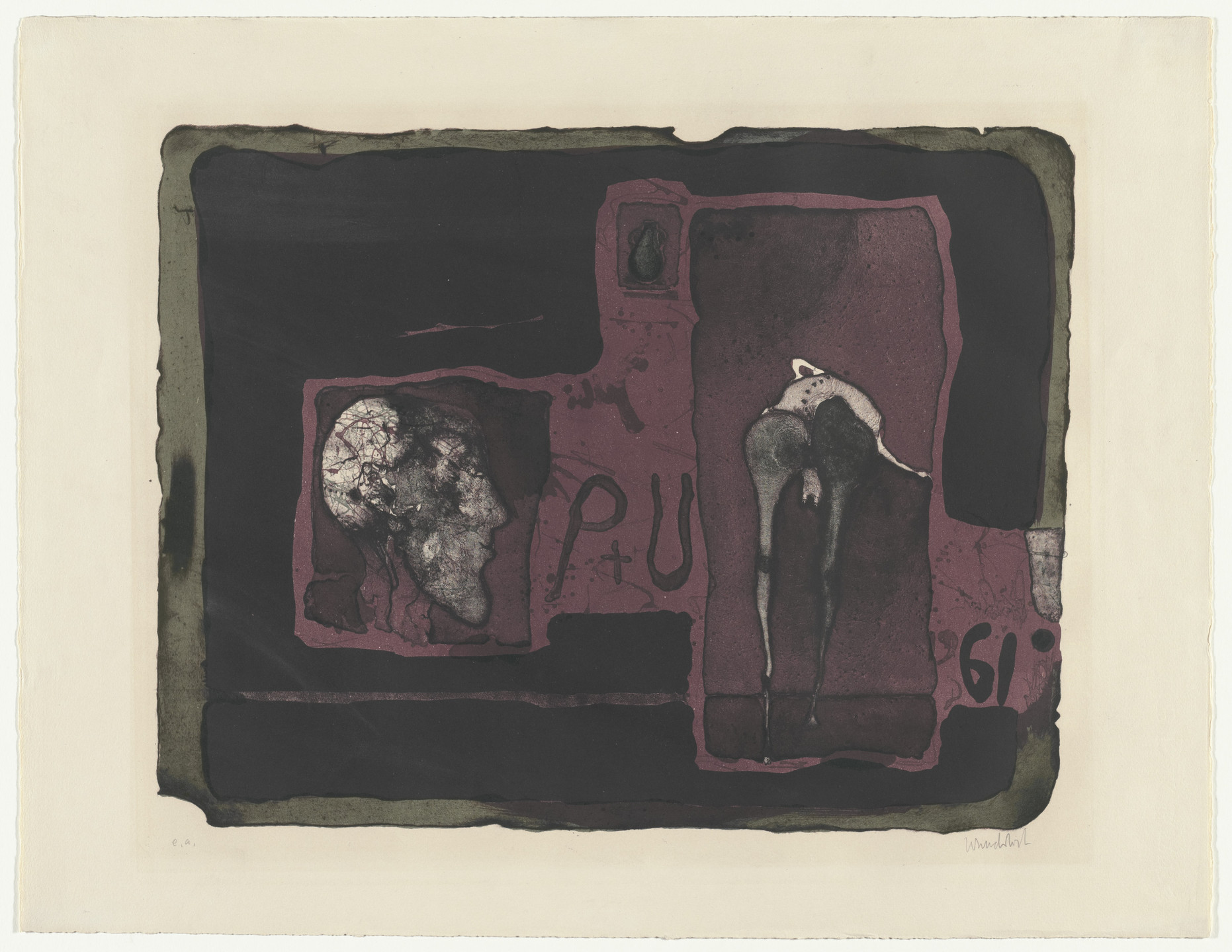Paul Wunderlich. P + U. 1961 | MoMA