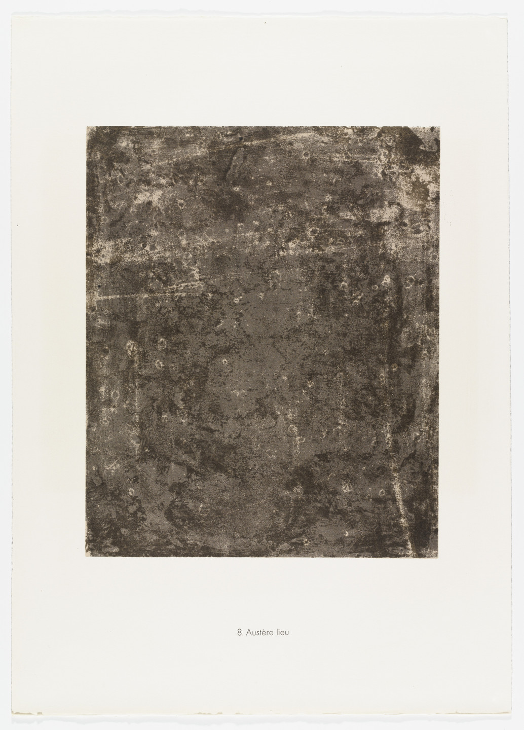 Jean Dubuffet. Austere Place (Austère) from the portfolio Cadaster ...