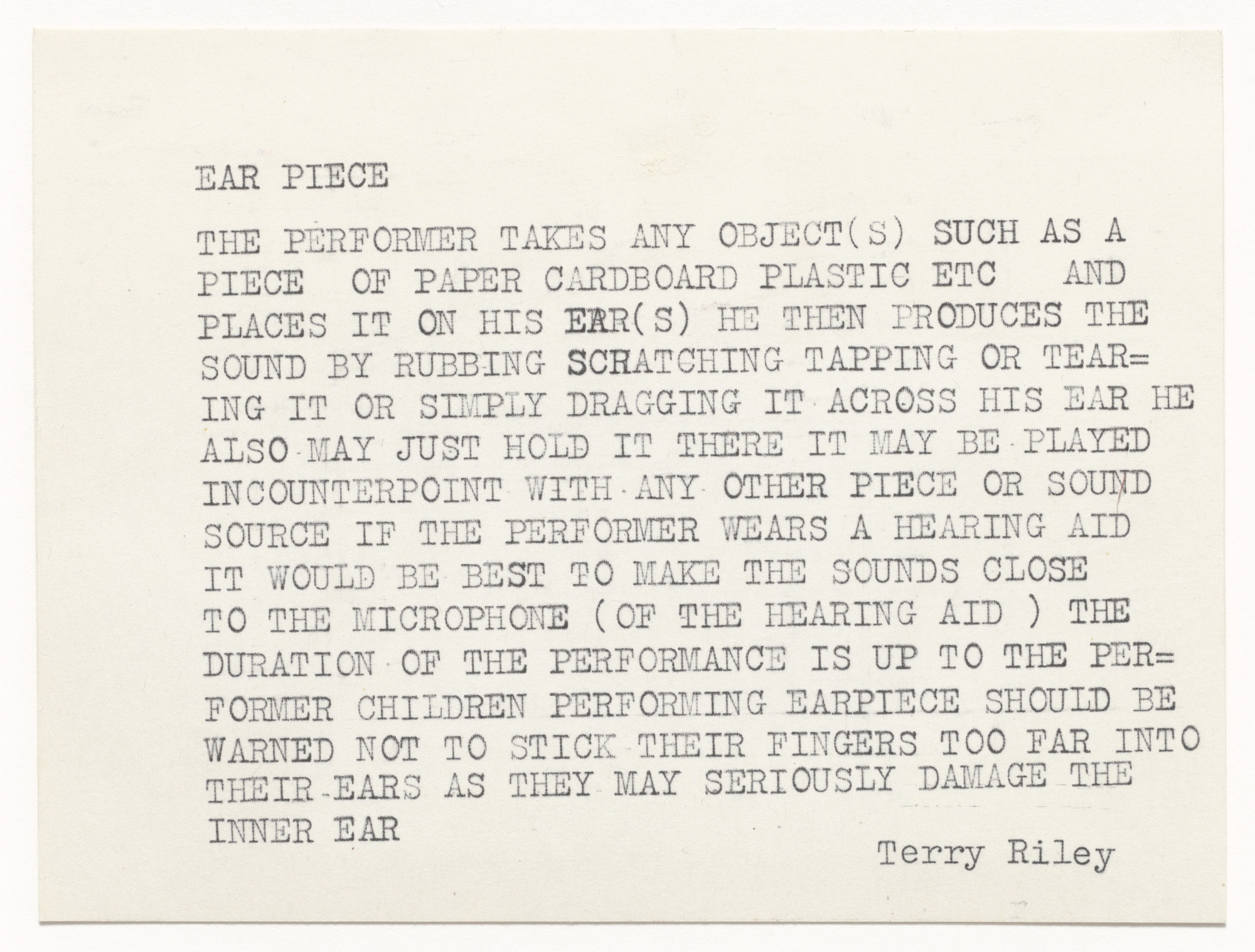 Terry Riley | MoMA