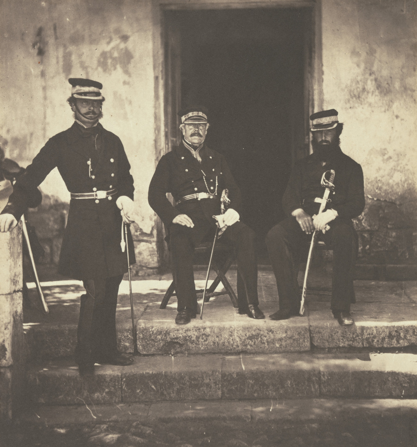 Roger Fenton. Major General Lockyer and Two of His Staff. 1856 | MoMA