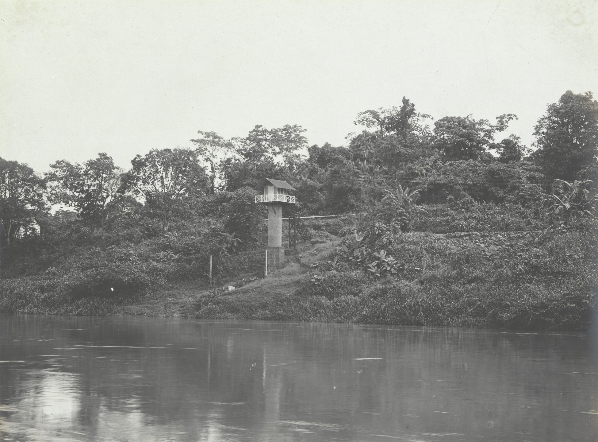 Unidentified photographer. Fluviograph Sta. View from Chagres River ...