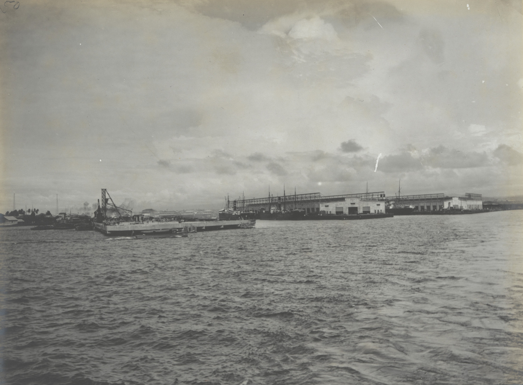 Unidentified photographer. Cristobal Terminals from the bay, showing ...