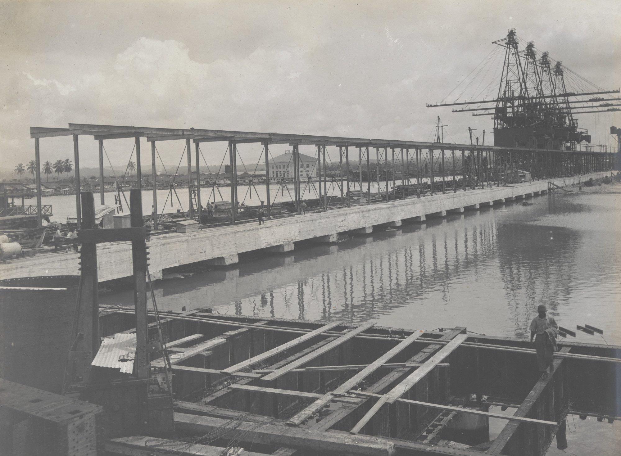 Unidentified photographer. Cristobal Coaling Station: Looking south ...